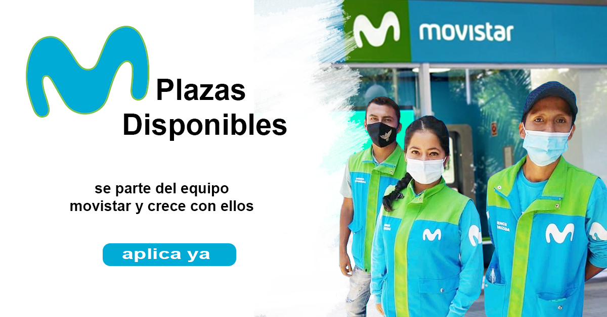 Movistar reconocida empresa de telefonía requiere de personal. - A ...